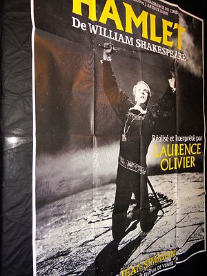 HAMLET William Shakespeare laurence olivier affiche cinema | eBay