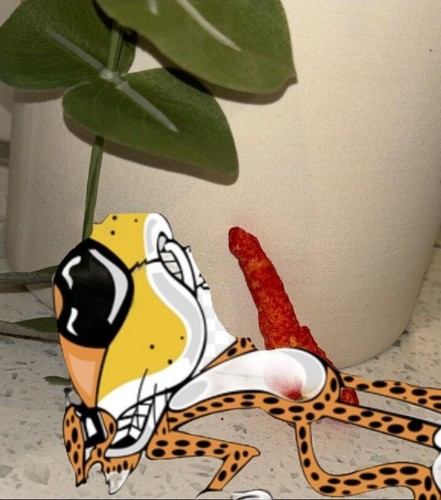 EXTREMELY RARE ONE OF A KIND DINOSAUR PENISAURUS SHAPED CHEETO ...