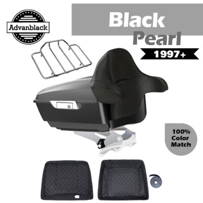 Advan Black Pearl King Tour Pack For 1997+ Harley Touring FLHR FLHXS ...