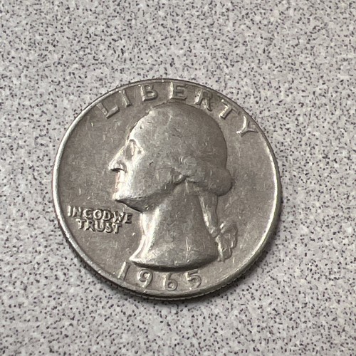1965 - No Mint Mark Washington Quarter 25 Cents RARE Coin | eBay