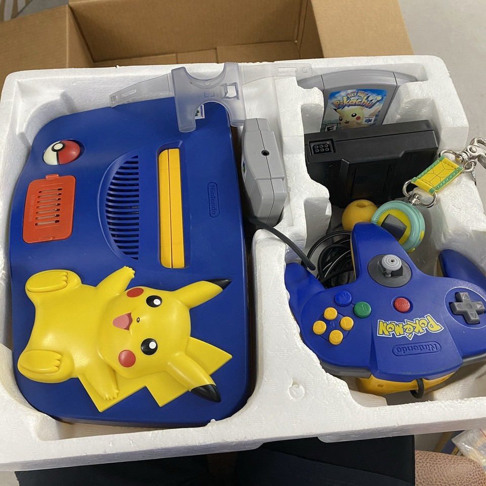 Nintendo 64 Pikachu Special Edition Set Toys R Us Exclusive Pokemon N64 ...
