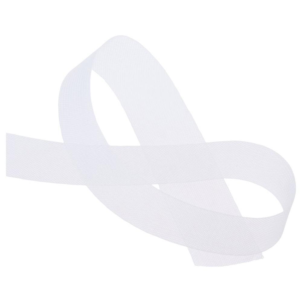 Soft White white horse hair braid 2 Inch braid Trim clear plastic ...