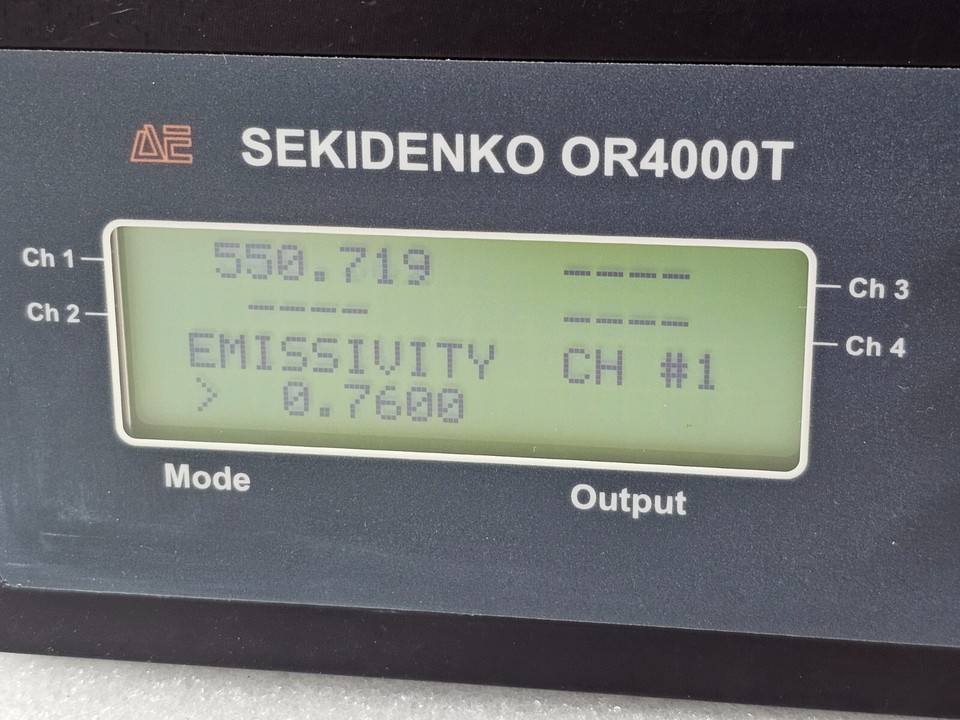 SEKIDENKO OR4000T Non-Contact Optical Fiber Temperature Pyrometer 955 ...