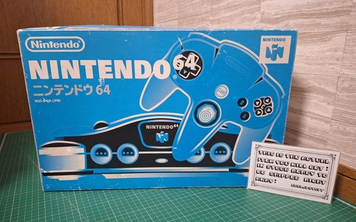 NEW Nintendo 64 Console Japan OG 1996 Black N64 *COLLECTORS ITEM ...