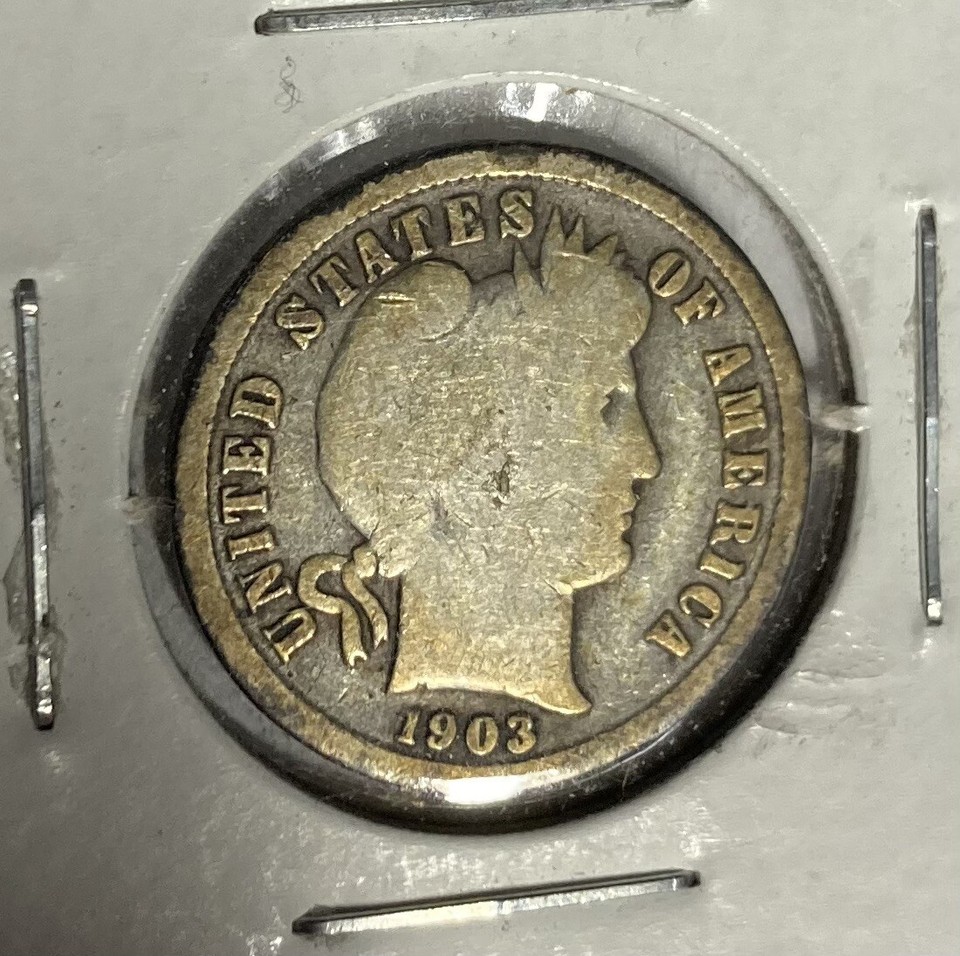 (K)**1903- S Silver Rare Barber Dime Tough Date** | eBay
