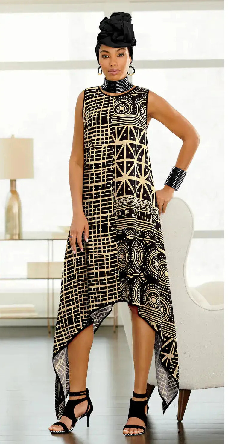 Size 2X PLUS Ashro Cream Black Summer Beach Cruise Take Me Away Dress ...