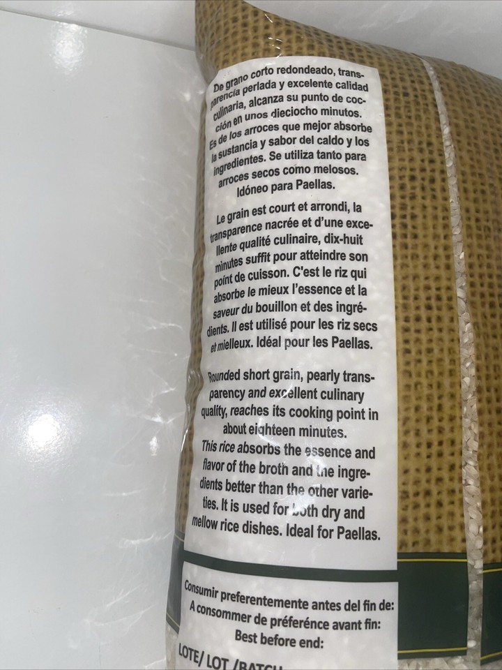 Spanish Bomba Rice 5kg Paella Rice From Valencia | eBay UK