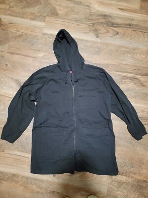 Supreme Cargo Jacket Black Medium military flak trench coat hoodie HTF ...