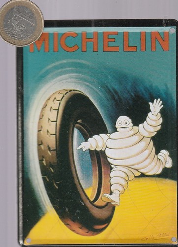 L24. Carte postale. MICHELIN - Mini métal cards. 8 x 10.5 cm | eBay