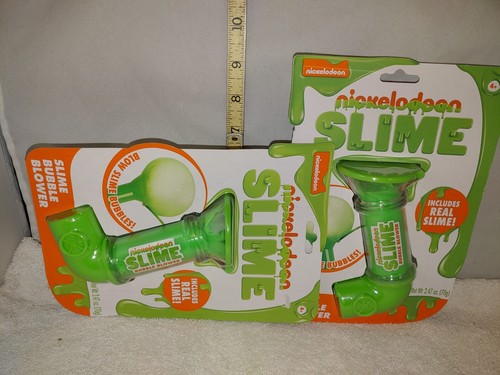 2 **Nickelodeon** Slime Bubble Blowers New in Package | eBay