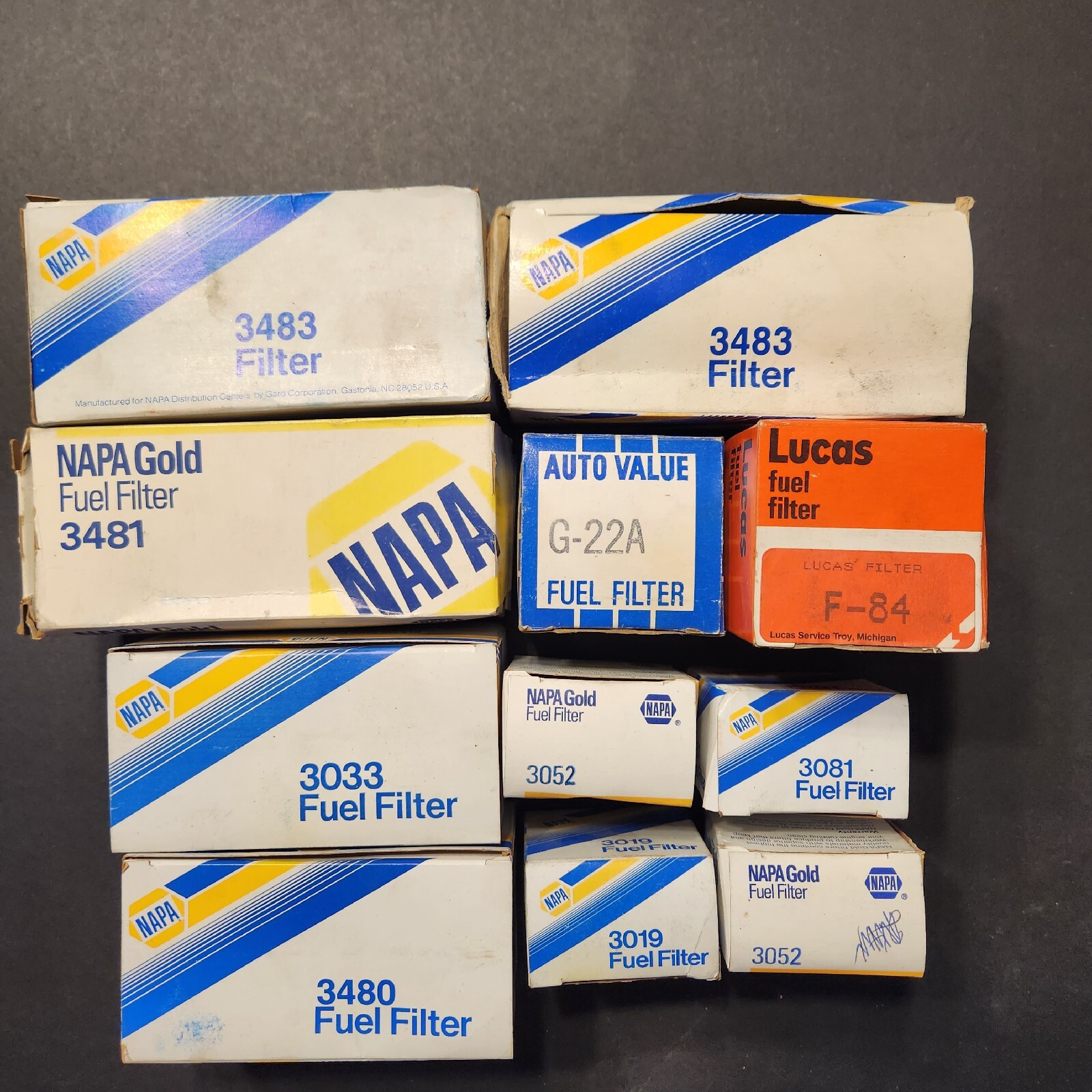 NAPA 3033 - Fuel filter cross reference