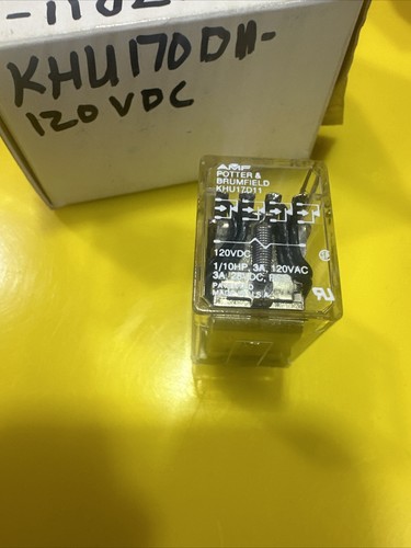 KHU170D11-120VDC Coil Potter Brumfield ice cube Relay New | eBay