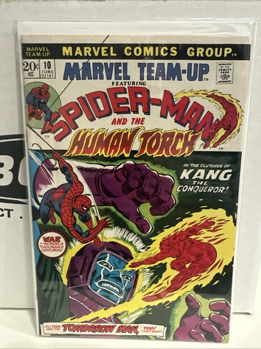 MARVEL TEAM-UP # 10 SPIDER-MAN & HUMAN TORCH-KANG CONQUEROR-TOMORROW ...