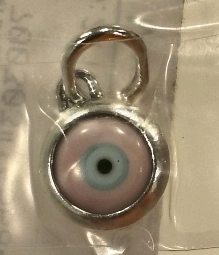 Pandora Engravable Evil Eye Murano Glass Mini Dangle Charm-793693C00 | eBay