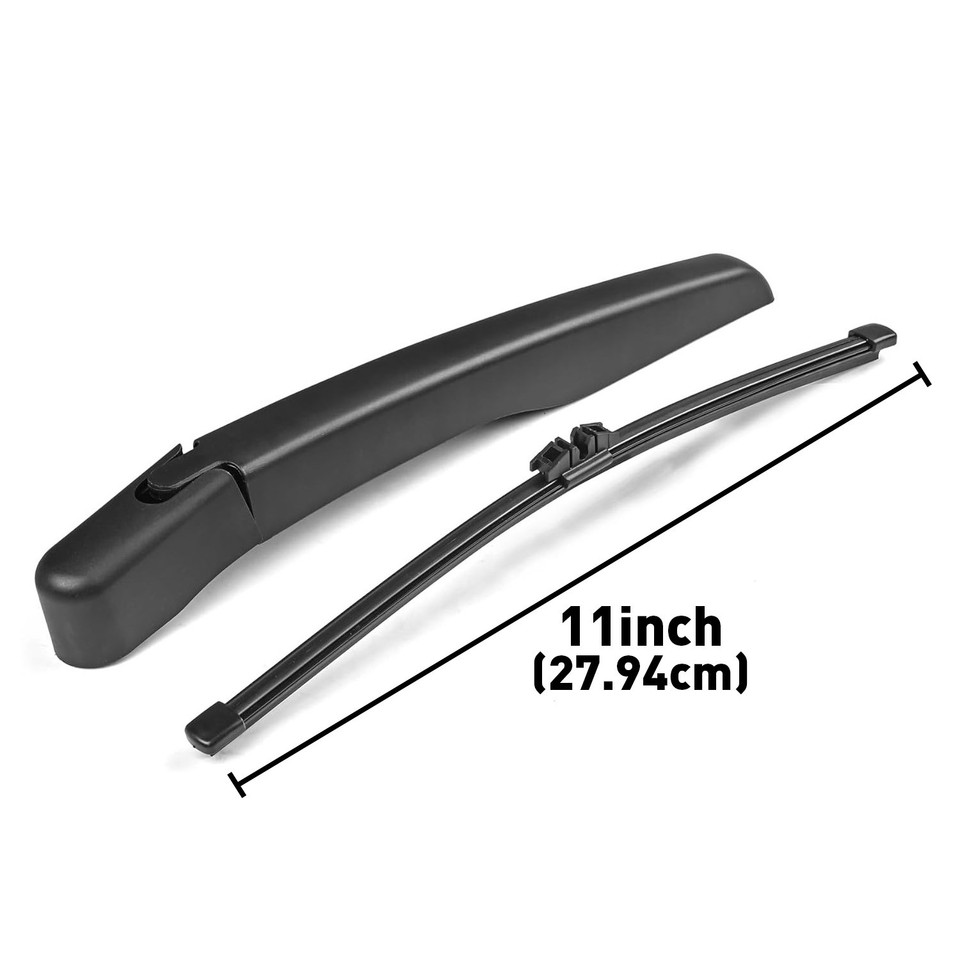 East Forest Rear Windshield Frameless Wiper Blade 11" W/ Wiper Arm For ...