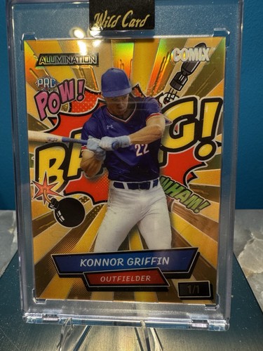 2024 Wild Card Just The Hits Baseball Konnor Griffin GOLD COMIX 1/1 SSP | eBay