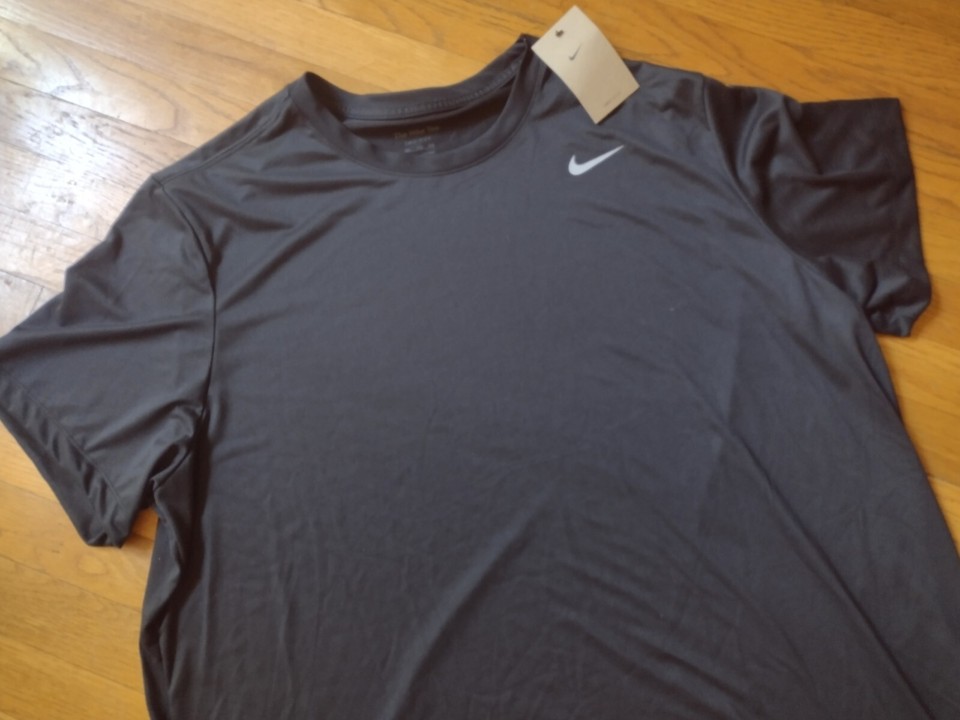 NWT, Nike Men's LEGEND 2.0 Dri-Fit BLACK Training T-Shirt Size 3XL ...