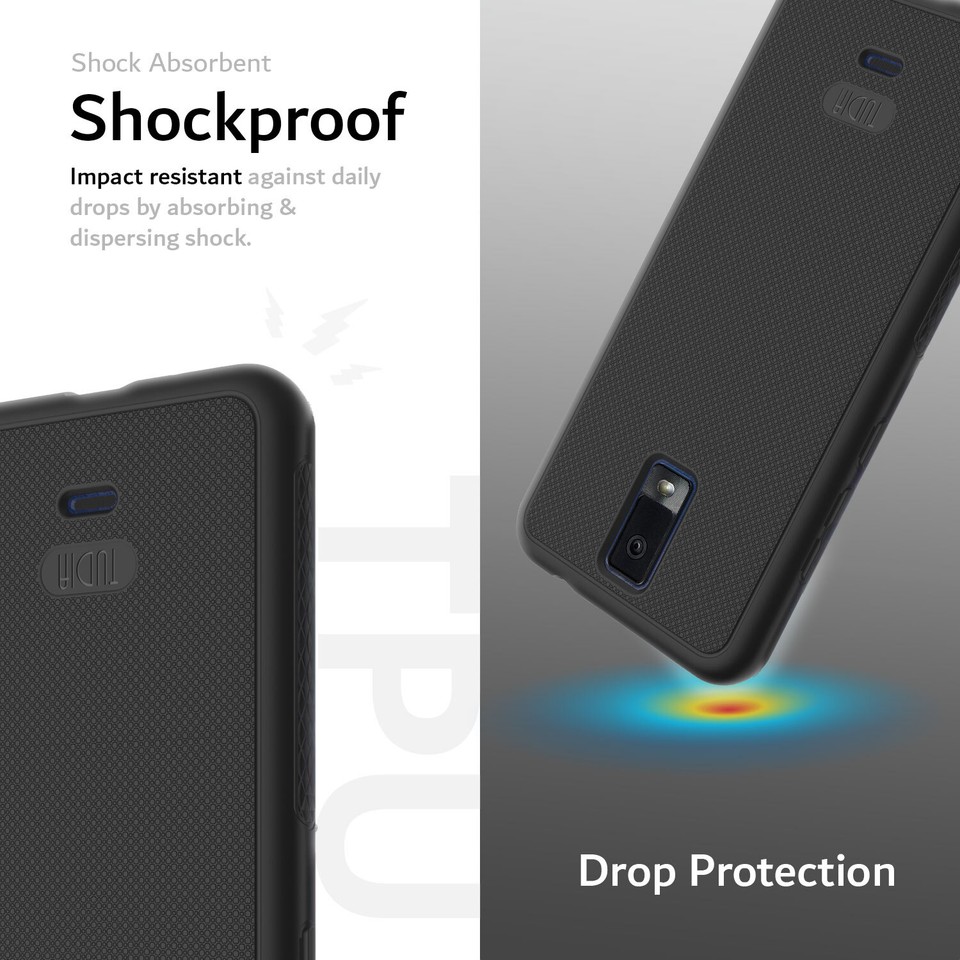 Designed for BLU View 3 B140DL Phone Case, TUDIA Non-Slip [LINNGrip ...