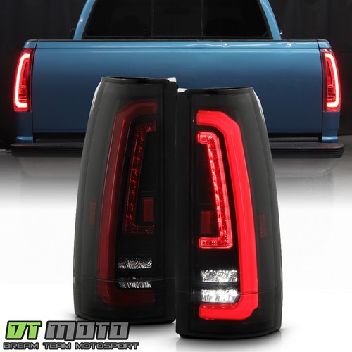 For 1988-1998 Chevy/GMC C10 C/K 1500 2500 3500 Black Smoke Full LED ...