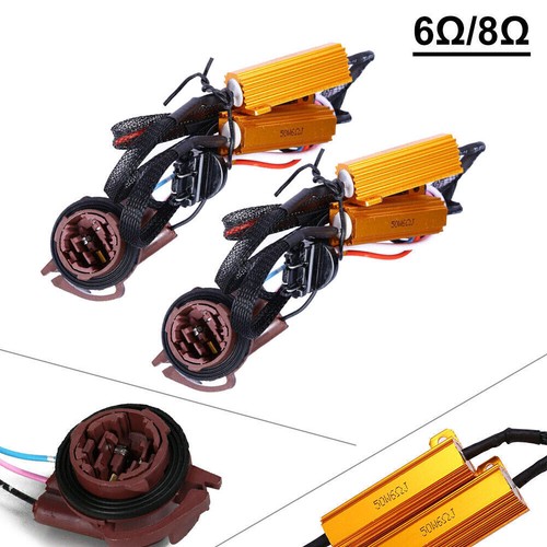 Front LED Turn Signal Load Resistor Adapter Anti Hyper Flash Error ...