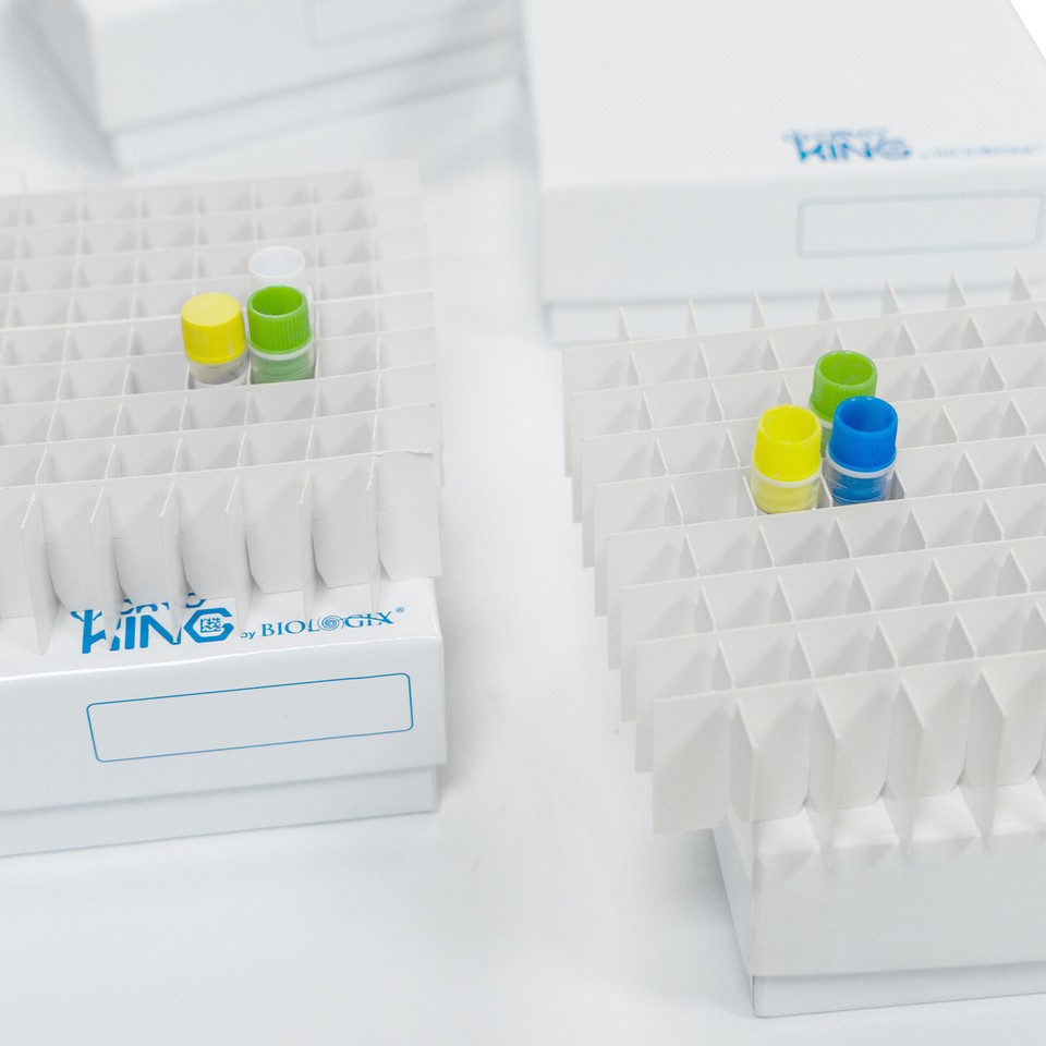 CryoKING® Cardboard Lab Freezer Boxes-2in 81/100 Well Cryoboxes ...