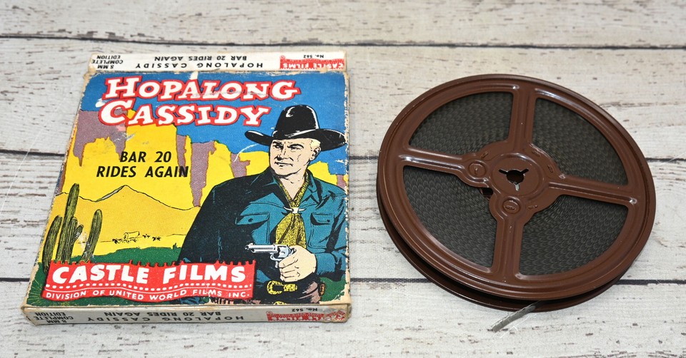 Castle Films 8mm Hopalong Cassidy film "Bar 20 Rides Again" | eBay