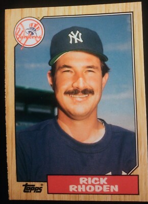 1987 Topps Traded #101T Rick Rhoden New York Yankees ⚾ FREE SHIPPING ⚾ ...