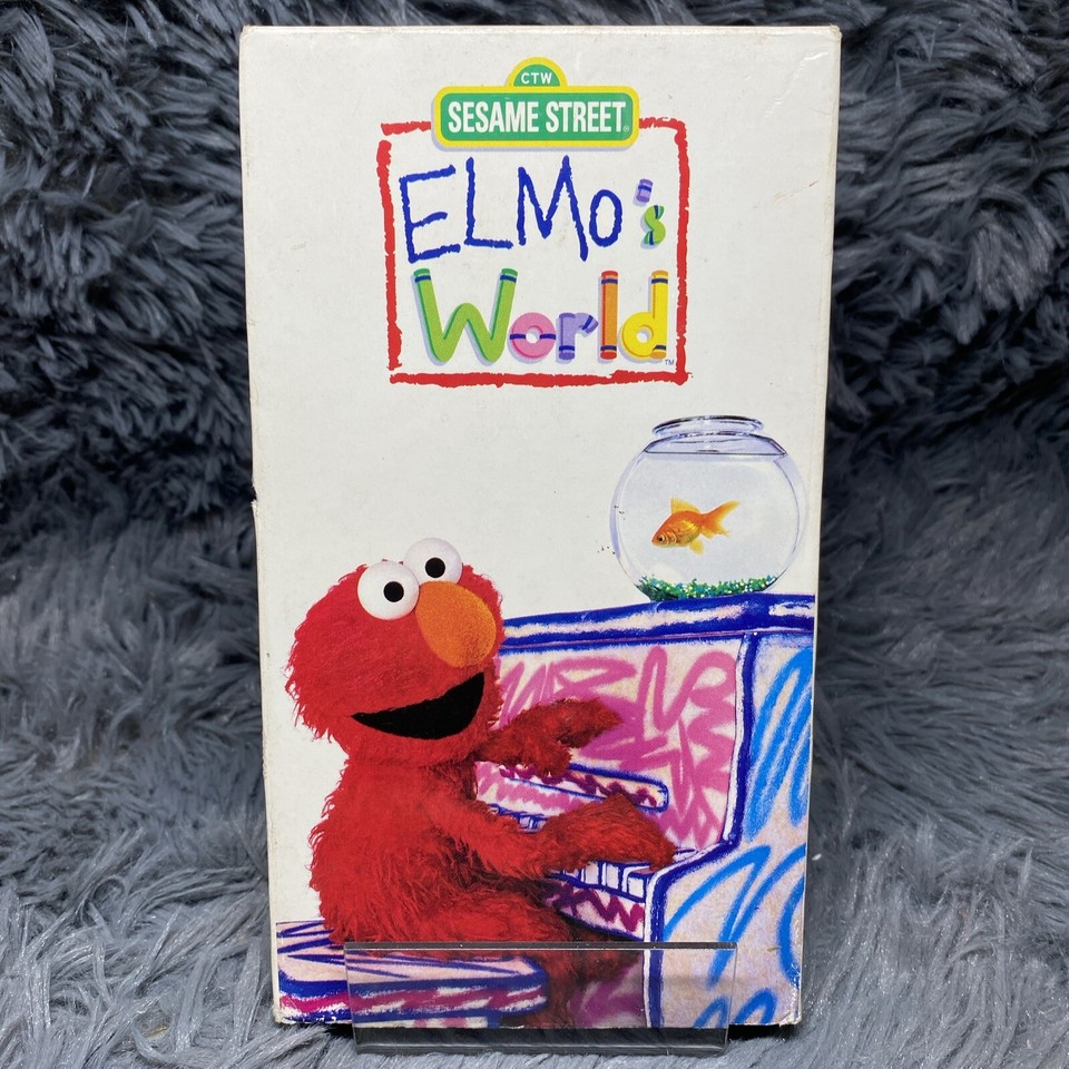 Sesame Street Elmo's World VHS 2000 Tape 3 Elmo Episodes for Children ...