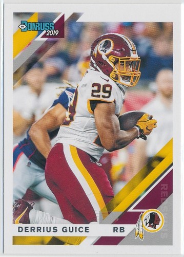 Derrius Guice - Washington Redskins - 2019 Panini Donruss Football ...