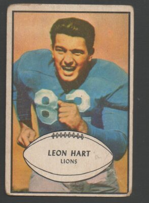 1953 Bowman Football Card #31 Leon Hart-Detroit Lions Good-Vg Card | eBay
