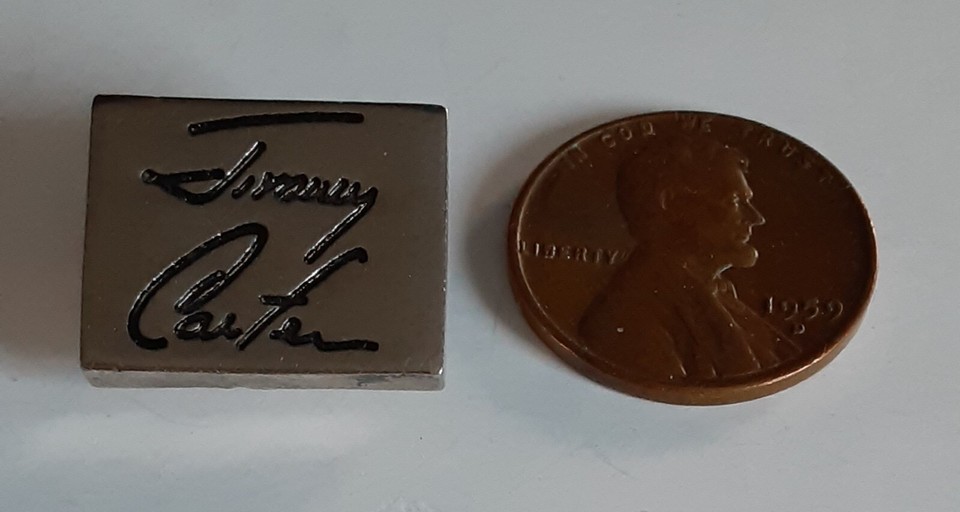 Jimmy Carter Signature Political Lapel Pin | eBay