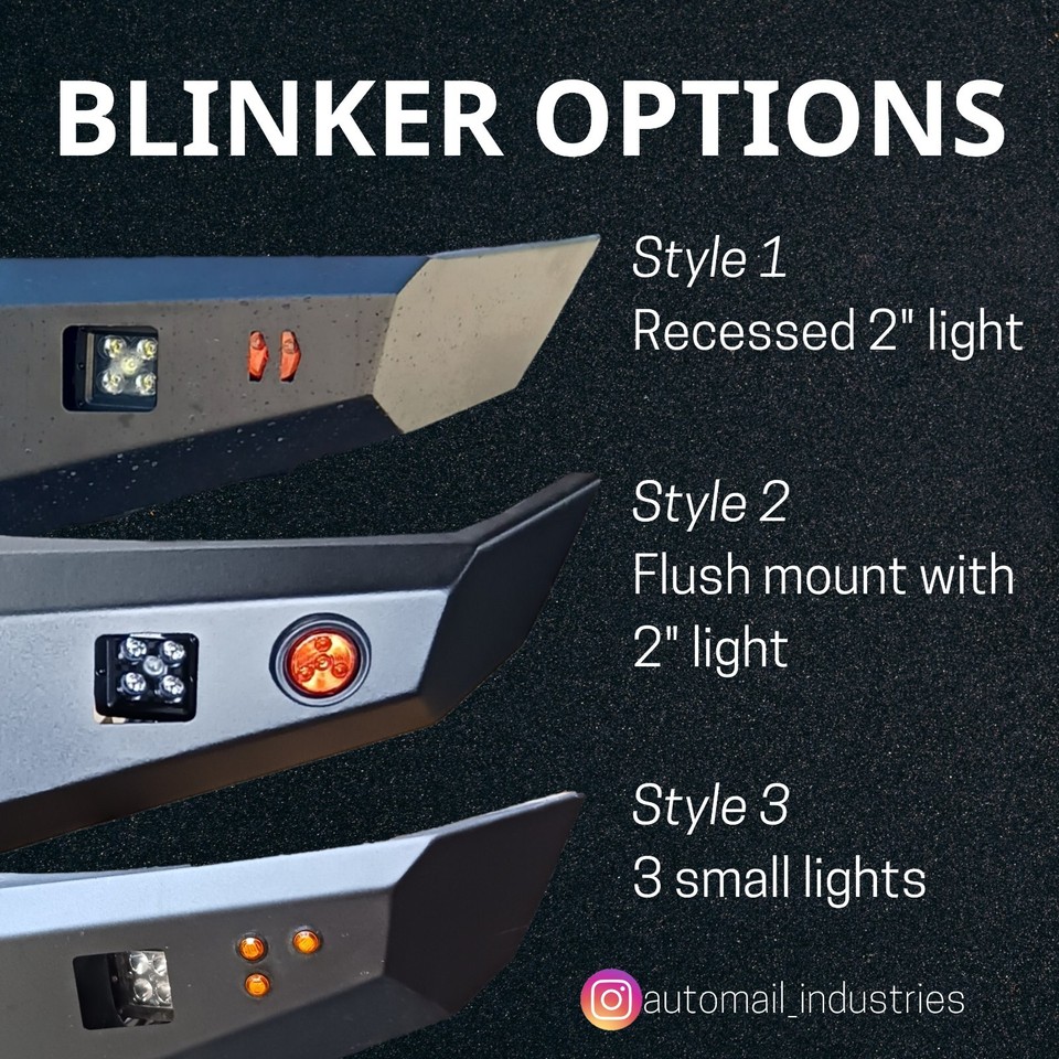 AMI Off-Road Sleek Front Bumper for Toyota Tacoma 1st Gen (Deluxe Model ...