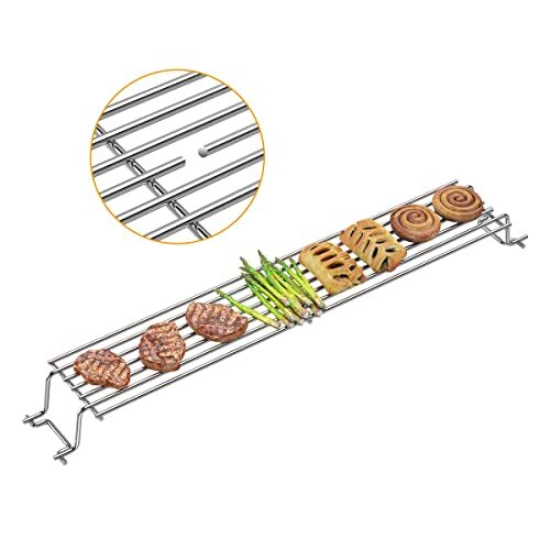 Weber Grill Warming Rack Replacement Stainless Steel 21.5 X 4.375 X 2. ...