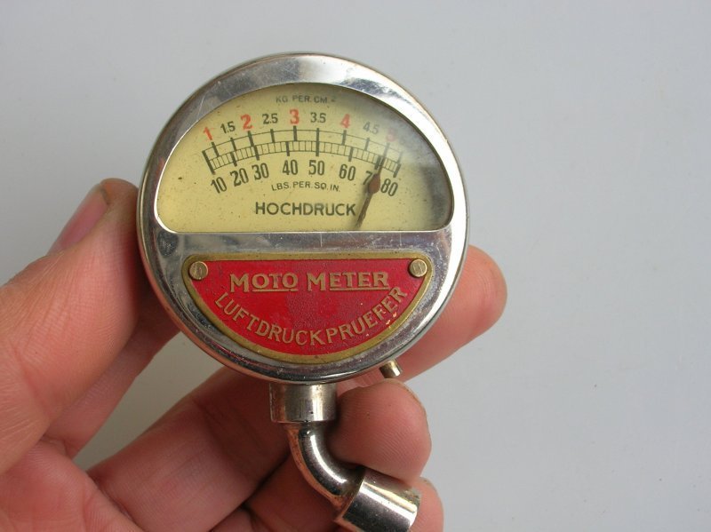 MOTOMETER TYRE PRESSURE GAUGE TIRE VOLKSWAGEN MERCEDES 190 SL MB VW ...