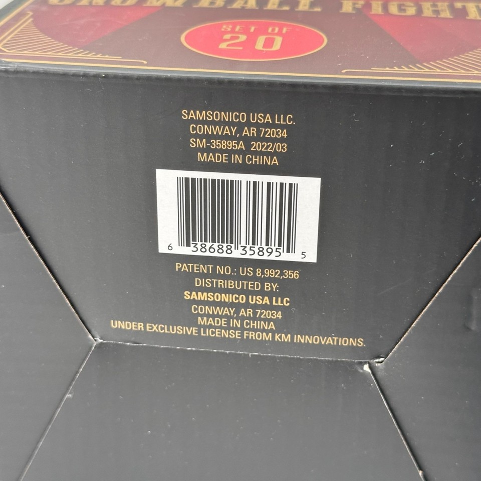 Indoor Snowball Fight Set Of 20 Soft Snowballs By Samsonico USA Winter ...