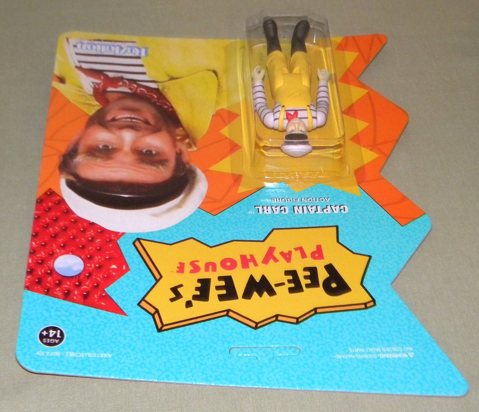 Captain Carl Pee-wee's Playhouse Super7 Reaction Action Figure for sale ...