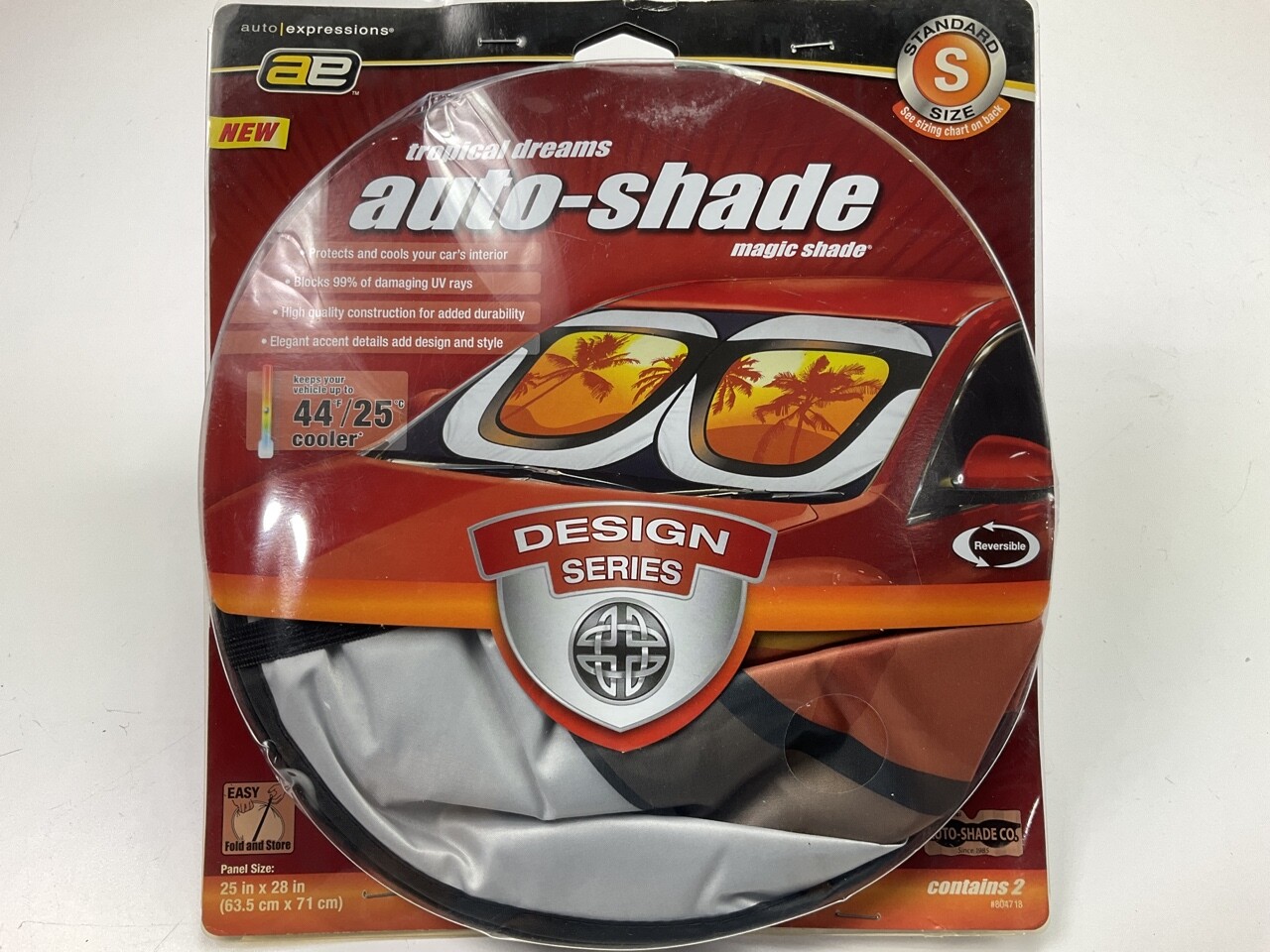 Ae 804718 Sun Shade Design Series Tropical Dreams Auto-Shade STANDARD ...