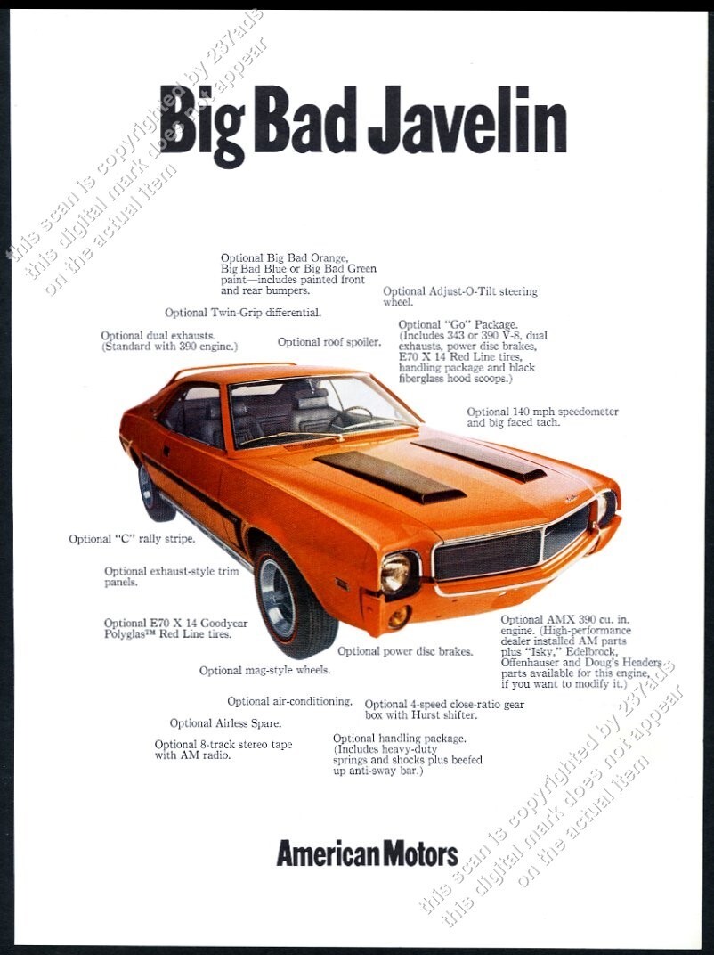 1969 Amc Amx Orange