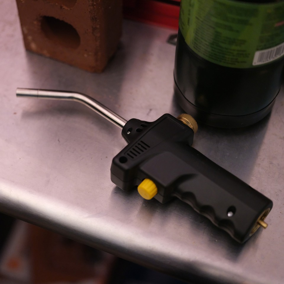 BISupply Propane Torch Head with Igniter Flame - Gas Hand Torch Fire ...