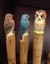 New Redbird Bluebird Owl Eagle Bear Walking Stick Cane Wood Hand Carved ...
