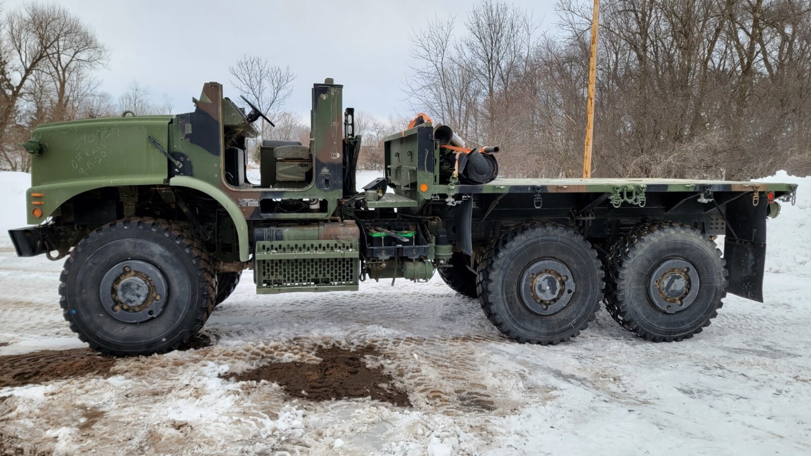 MK23 MTVR 7 Ton AMK23 Cargo Truck Flatbed mk25 mk31 HEMTT HMMWV 5 M923 ...