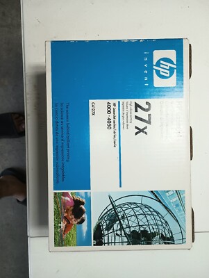 NEW Genuine HP 27X C4127X Black Toner Cartridge LaserJet 4000 4050 | eBay
