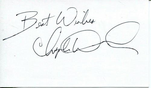 Christopher Durham Autograph Actor Soap Opera Ryans Hope Capitol Signed ...