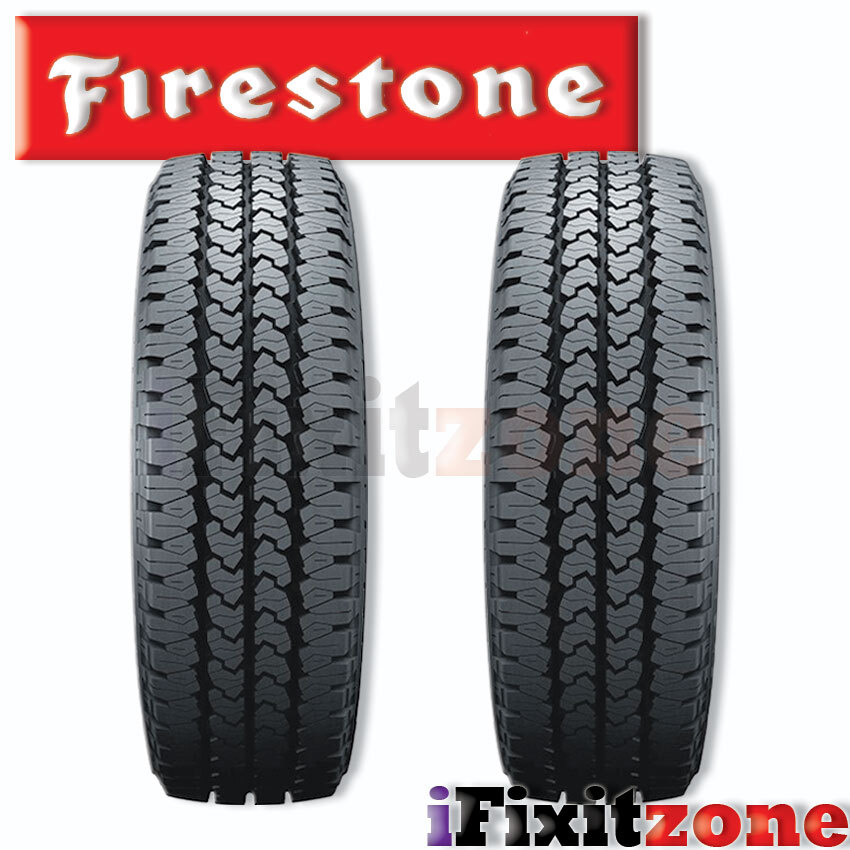 2 Firestone Transforce AT2 LT235/80R17 120/117R Tires Commercial Truck ...