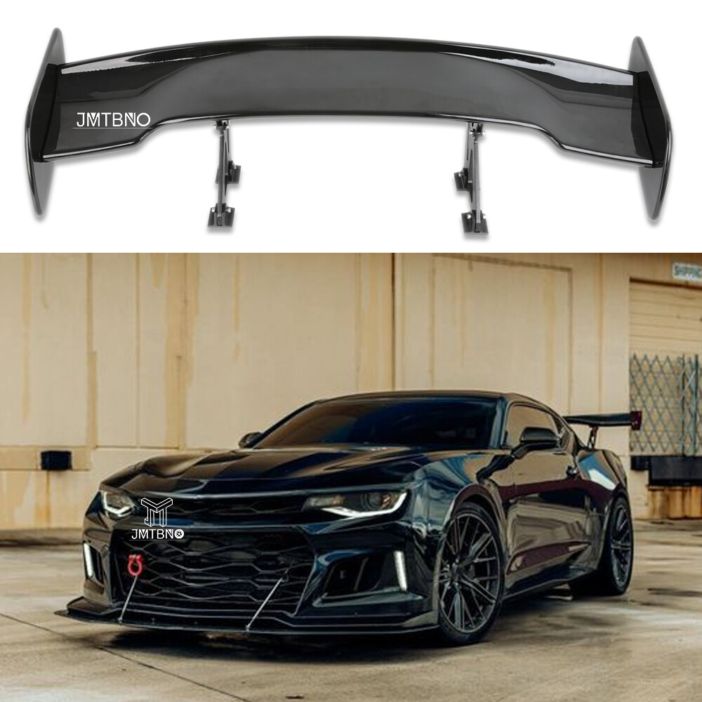 57" Rear Car Spoiler Wing Racing GT Style Glossy Black For Chevy Camaro ...