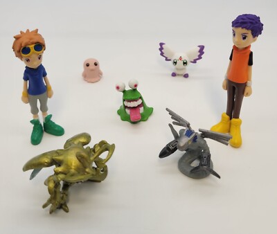 Authentic Digimon Mini Action Figures 2000 Bandai Anime Combined ...