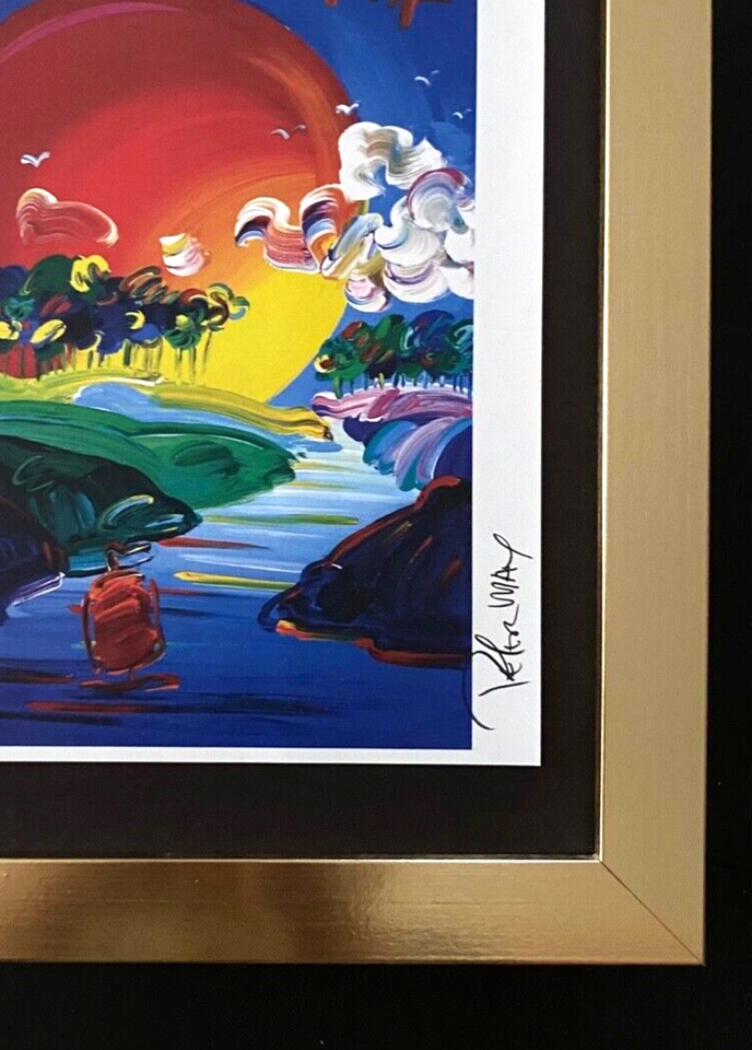 Peter Max | Vintage Print Signed | Mounted in a New 10x8 in Frame | Buy ...