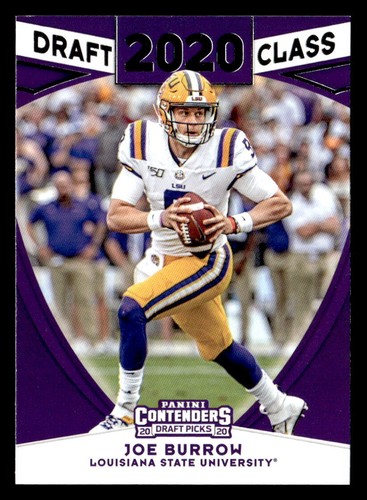 Joe Burrow 2020 Contenders Draft Picks Draft Class Card #1 LSU | eBay