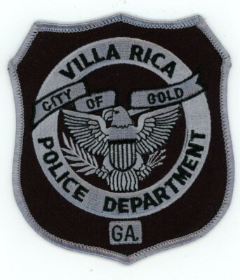 GEORGIA GA VILLA RICA POLICE SUBDUED SWAT STYLE PATCH SHERIFF | eBay