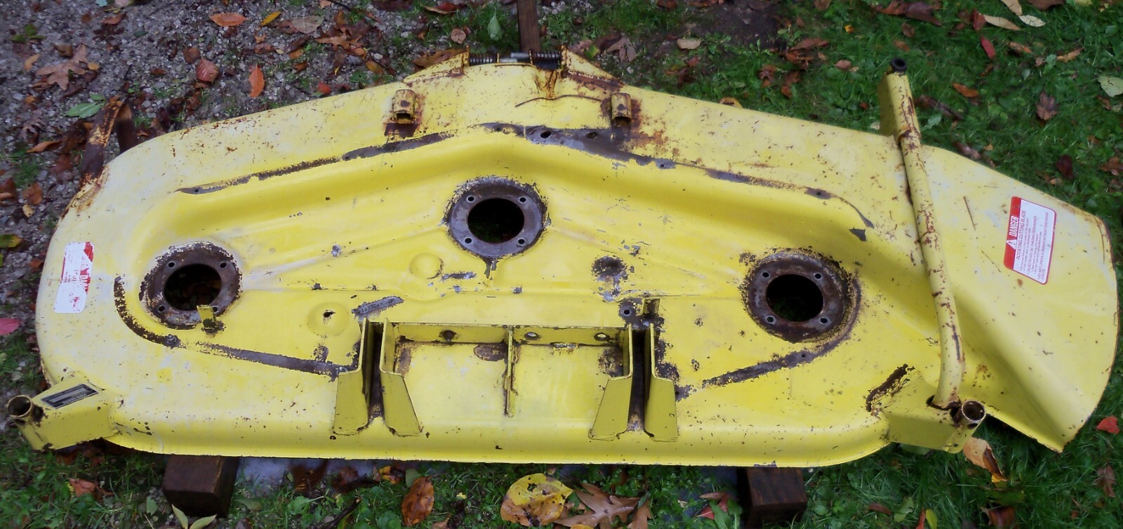 JOHN DEERE 650 750 160 60" Mower Deck SHELL, PICKUP, SANDUSKY, OHIO ...